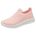 AUDeals Women's Athletic Walking Shoes Slip On Sports Sneakers Lace Up ...