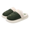 AUDeals Women’s Christmas Slippers Memory Foam Thick Sole Cotton House ...