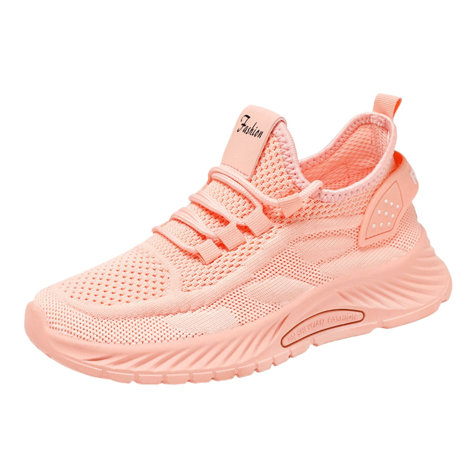 AUDeals Women’s Knit Mesh Slip On Sneakers Lightweight Breathable Low ...