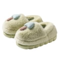 AUDeals Women’s Mushroom Cotton Slippers Memory Foam Cartoon Fuzzy ...