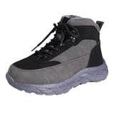 AUDeals Women’s Platform High Top Leather Sneakers Waterproof ...
