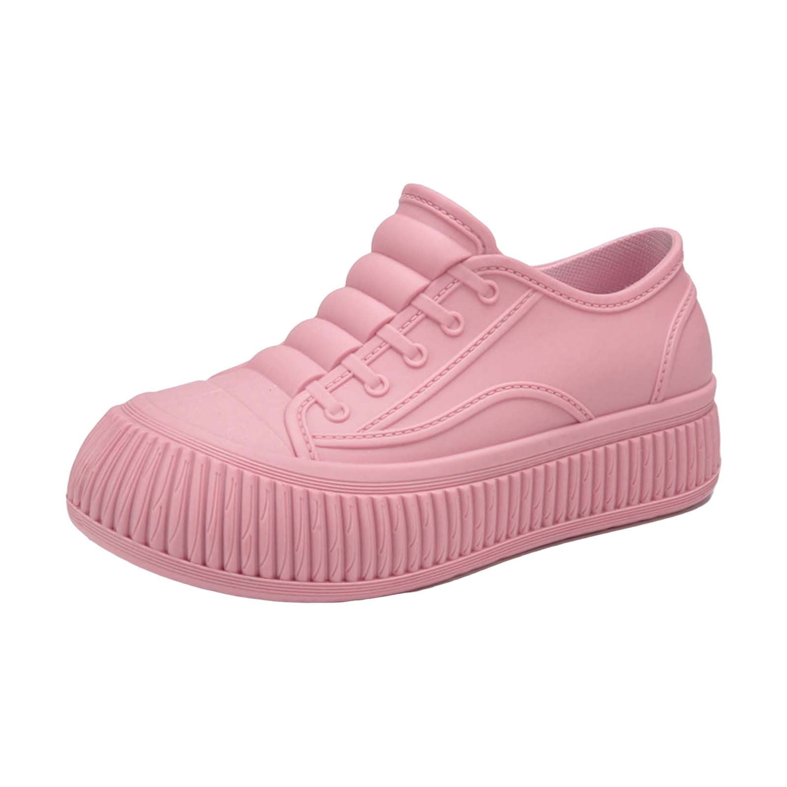 AUDeals Women’s Slip Resistant Leather Oxfords Wide Round Toe Nursing ...