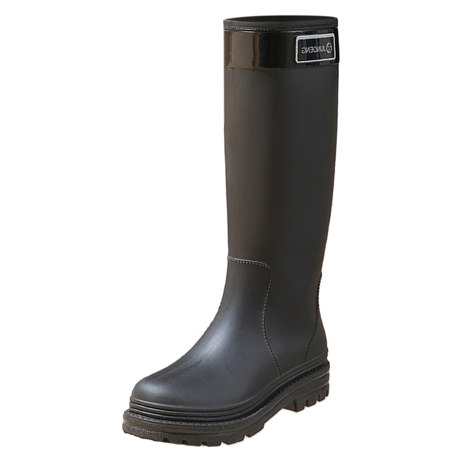 AUDeals Women’s Tall Waterproof Rain Boots Slip Resistant Muck Boots ...