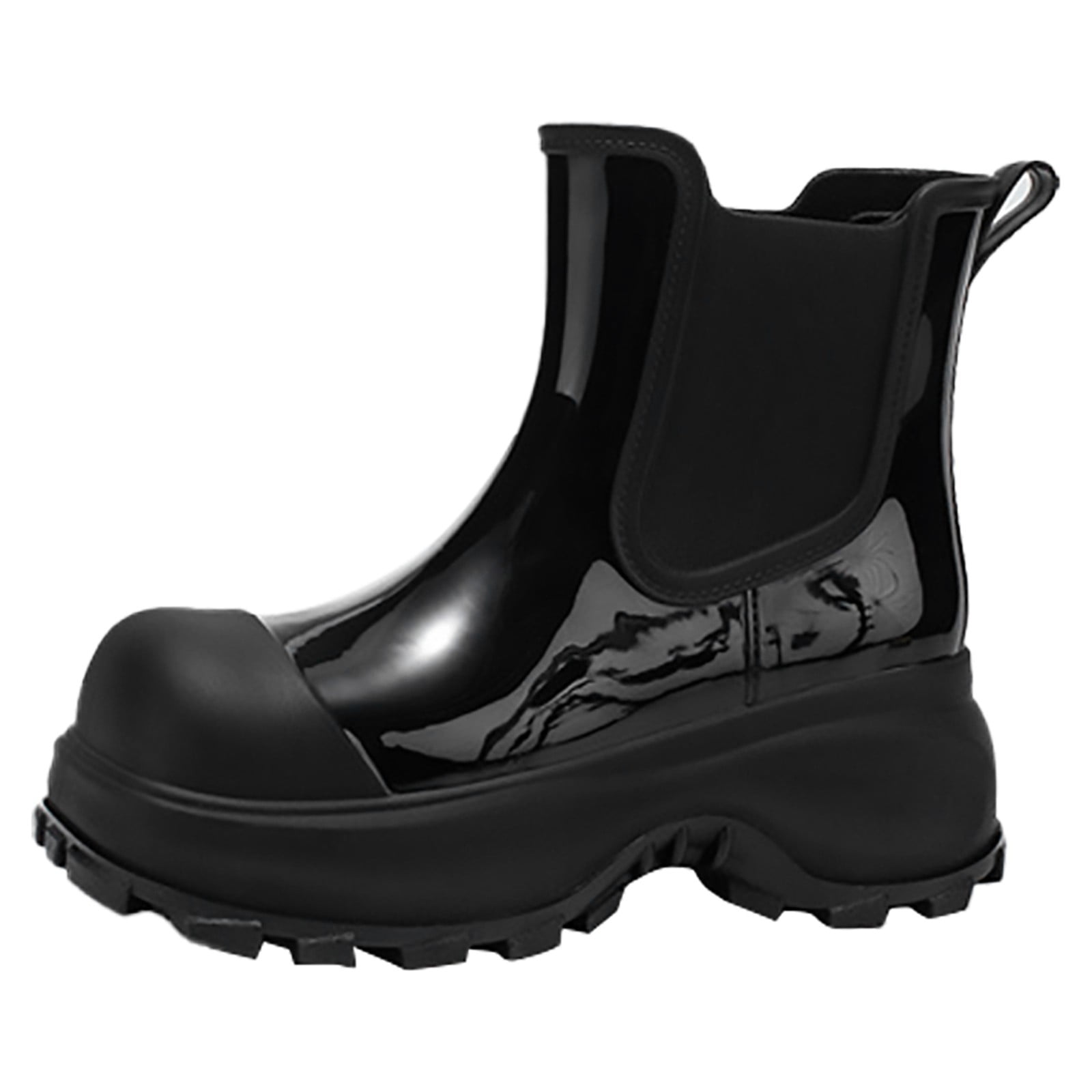 AUDeals Women's Waterproof Rain Boots Rubber Garden Boots Platform ...