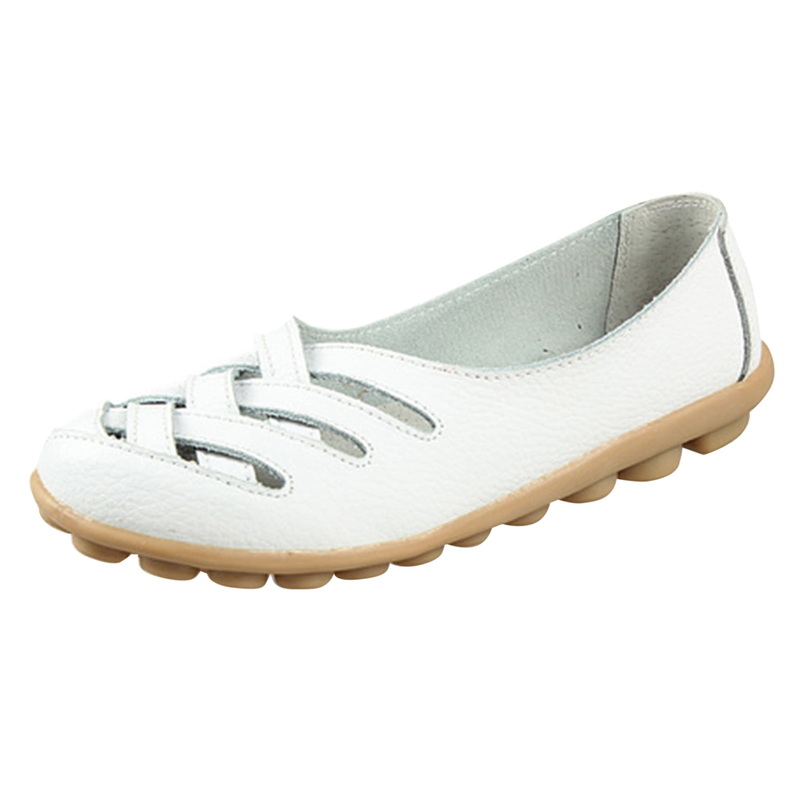 AUDeals Women’s Wedge Loafers Slip On Casual Comfort Walking Driving ...