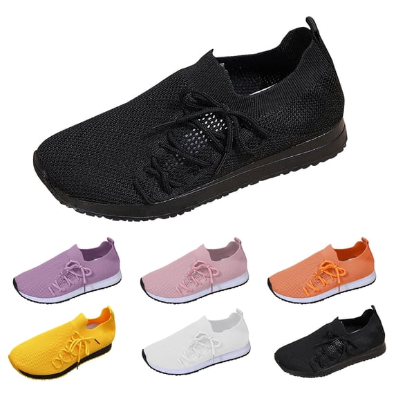 AUDeals Women's Work Shoes, Lightweight Safety Sneakers with Non Slip ...