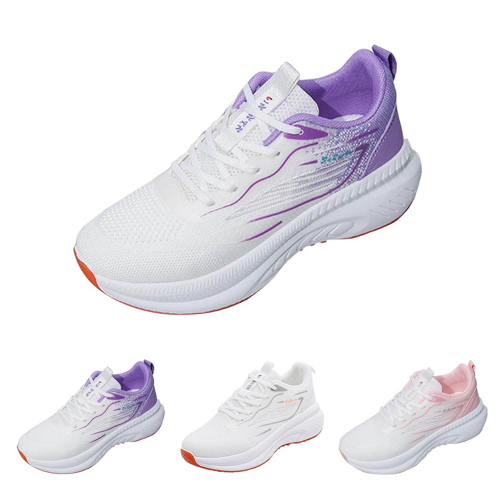 AUDeals Women's Workout Sneakers, Wear Resistant Mesh Walking Shoes ...