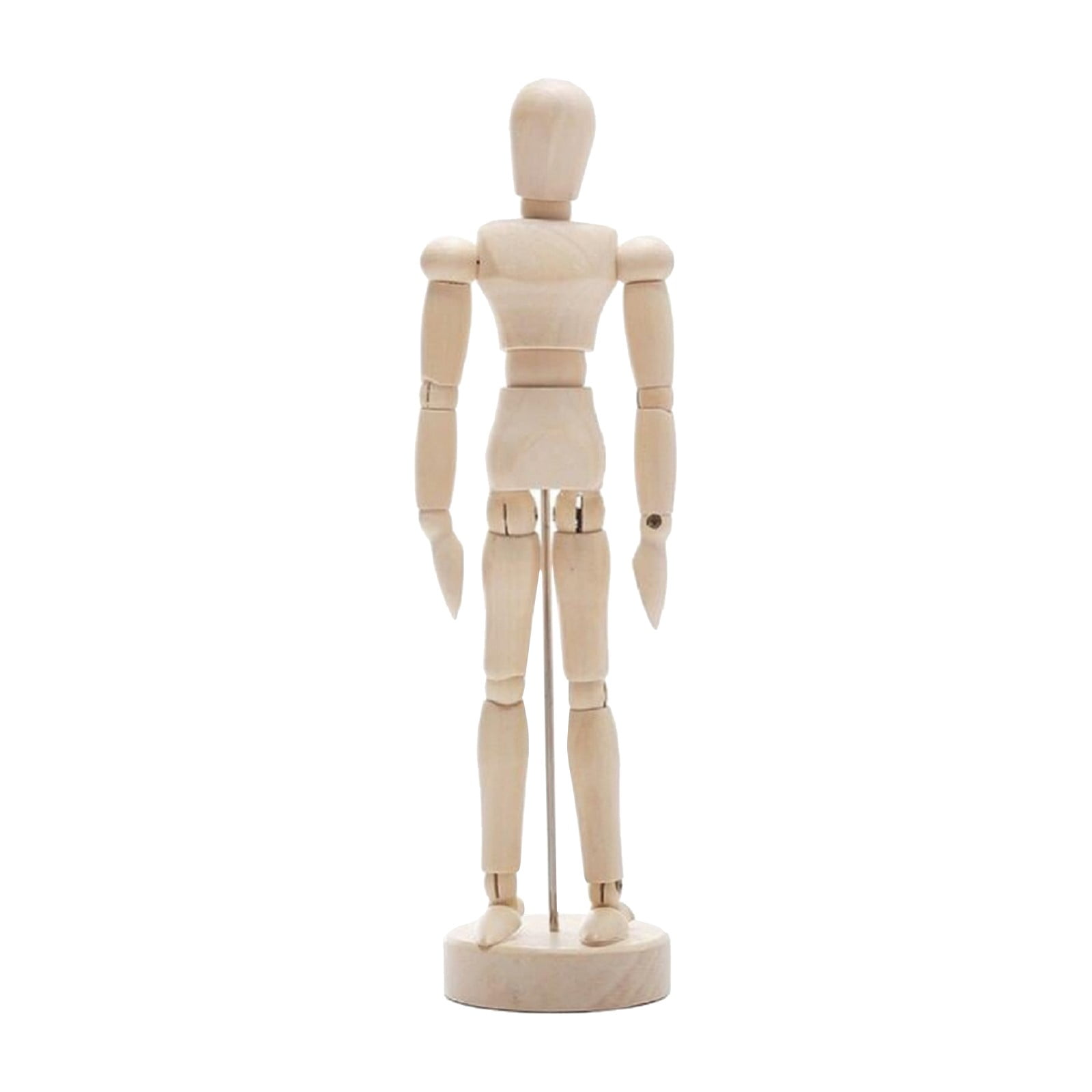 AUDeals Wood Artist Drawing Manikin Articulated Mannequin with Base and ...