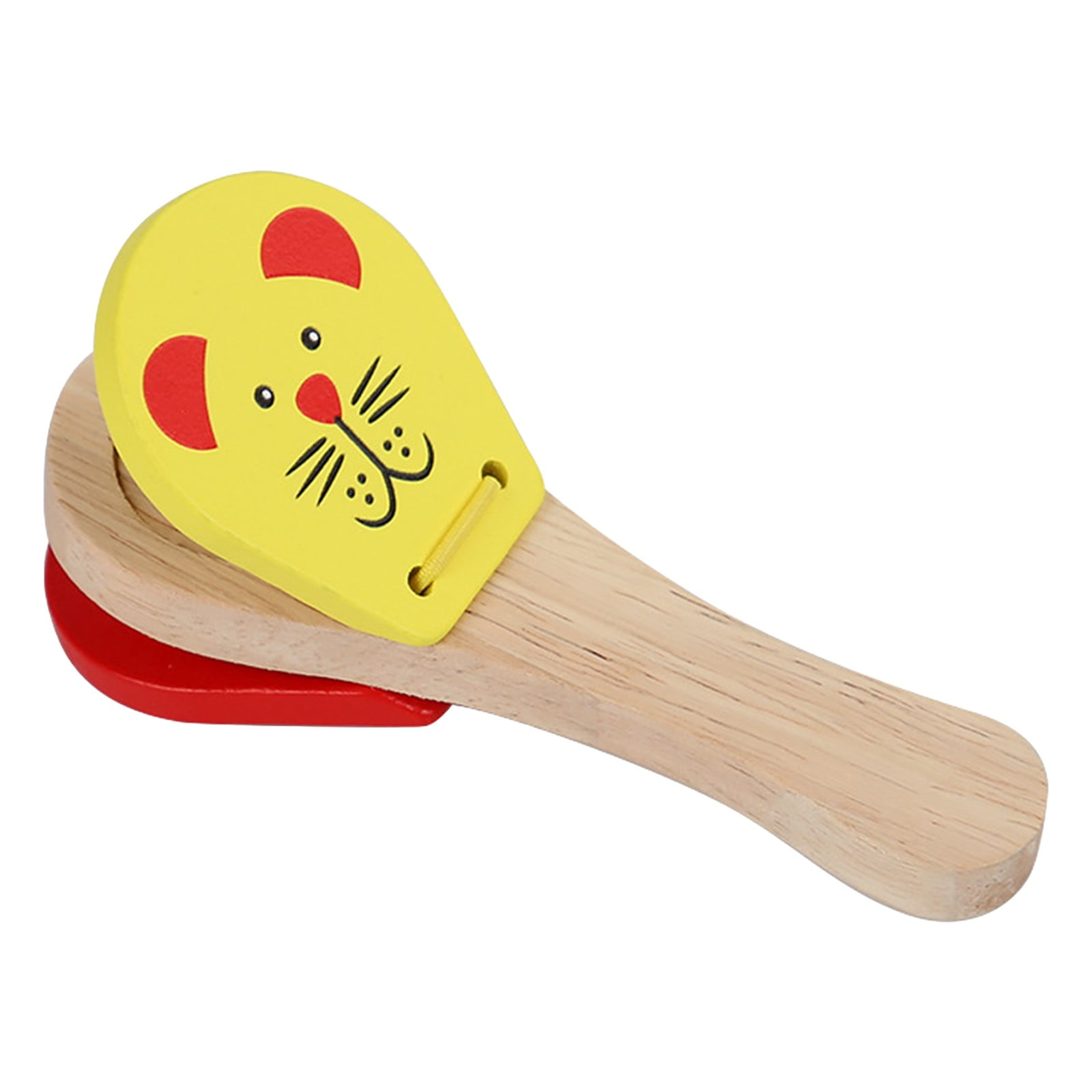AUDeals Wooden Clapper Percussion Instrument Toy, Montessori Music ...