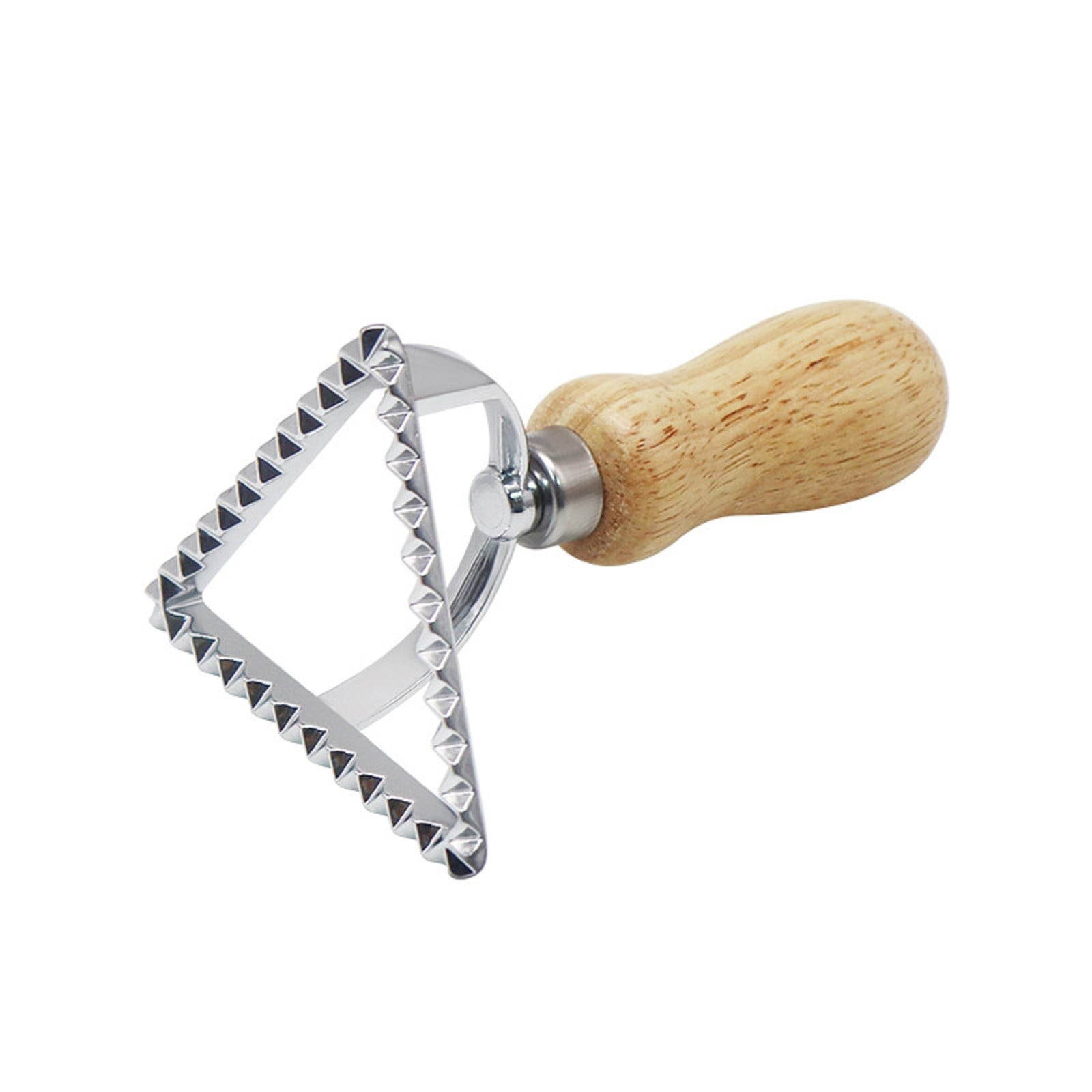 AUDeals Wooden Handle and Edge Dumpling Seal Making Suitable for Making ...