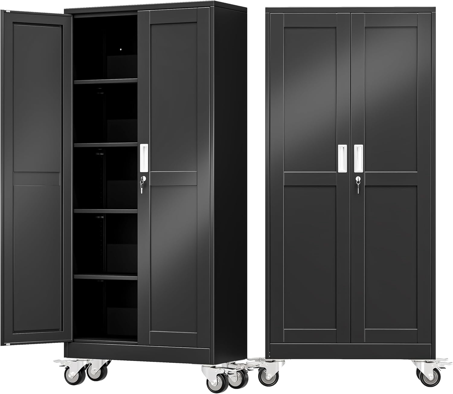Terrific Metal Storage Cabinet On Wheels Gallery