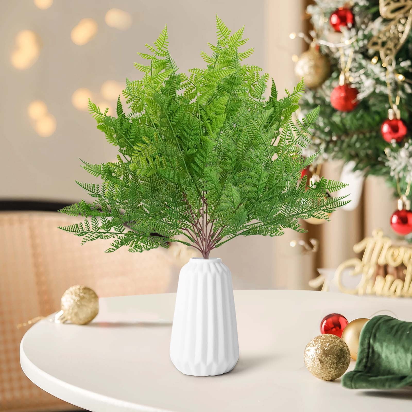 AUHomi 1PC Fake Fern Outdoors - Ferns Artificial Plants, That Look Real ...