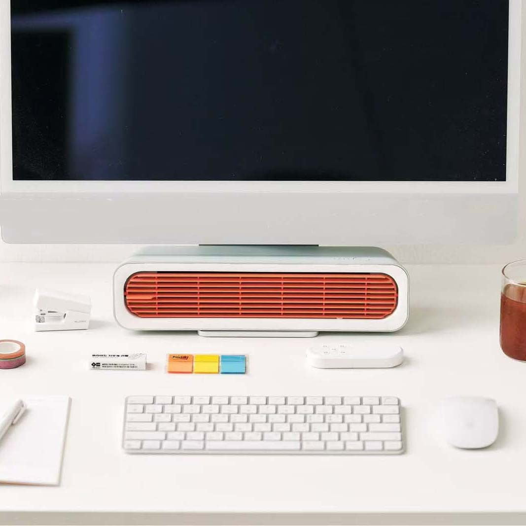 AUHomi Desk Fan, Rechargeable Fan for Saving Space, 4000mAh Battery ...