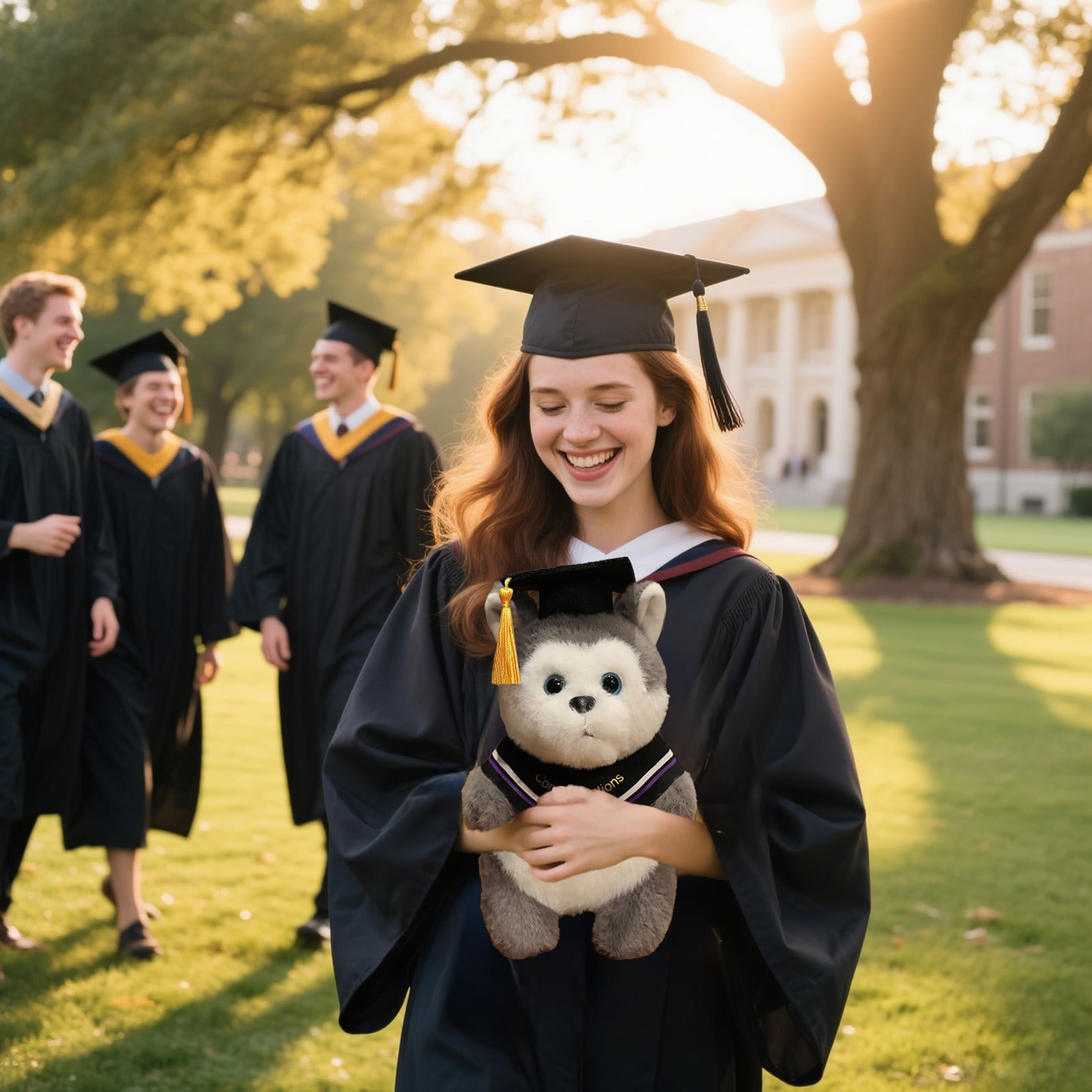 AUHomi Graduation Plush Stuffed Animal Toy, Graduation Gift, Super Soft ...