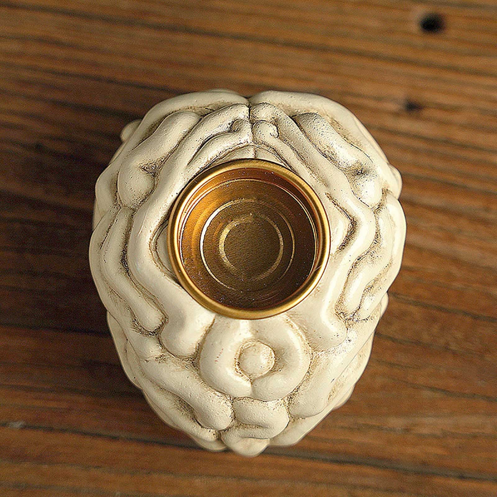 AUHomi Halloween Ornaments Candle Holders, Human Organ Models Candle ...