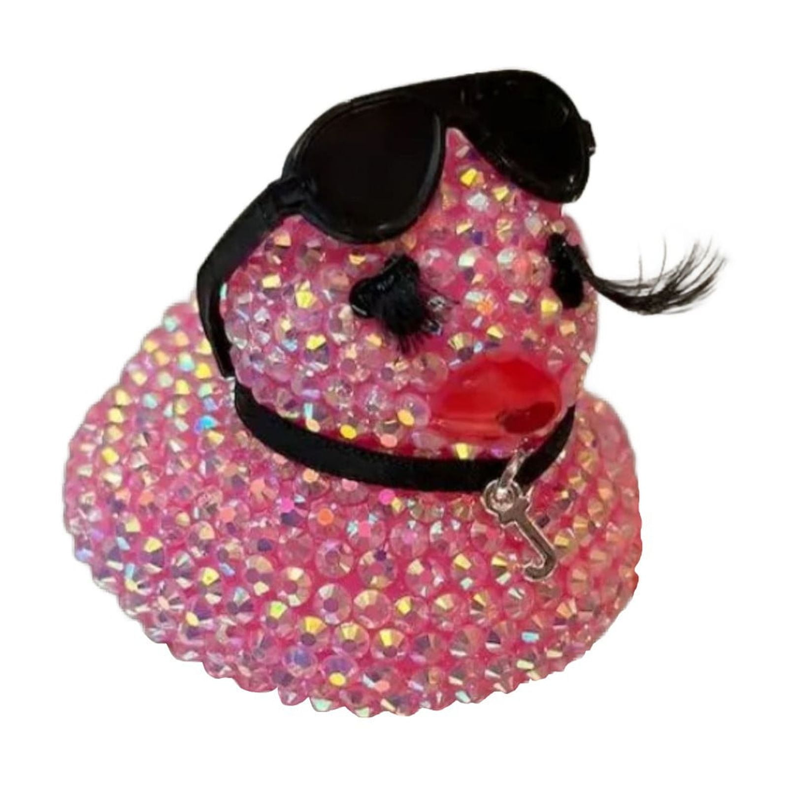 AUHomi Mini Sparkling Rhinestone Bling Ducks, Long eyelashes Rhinestone ...