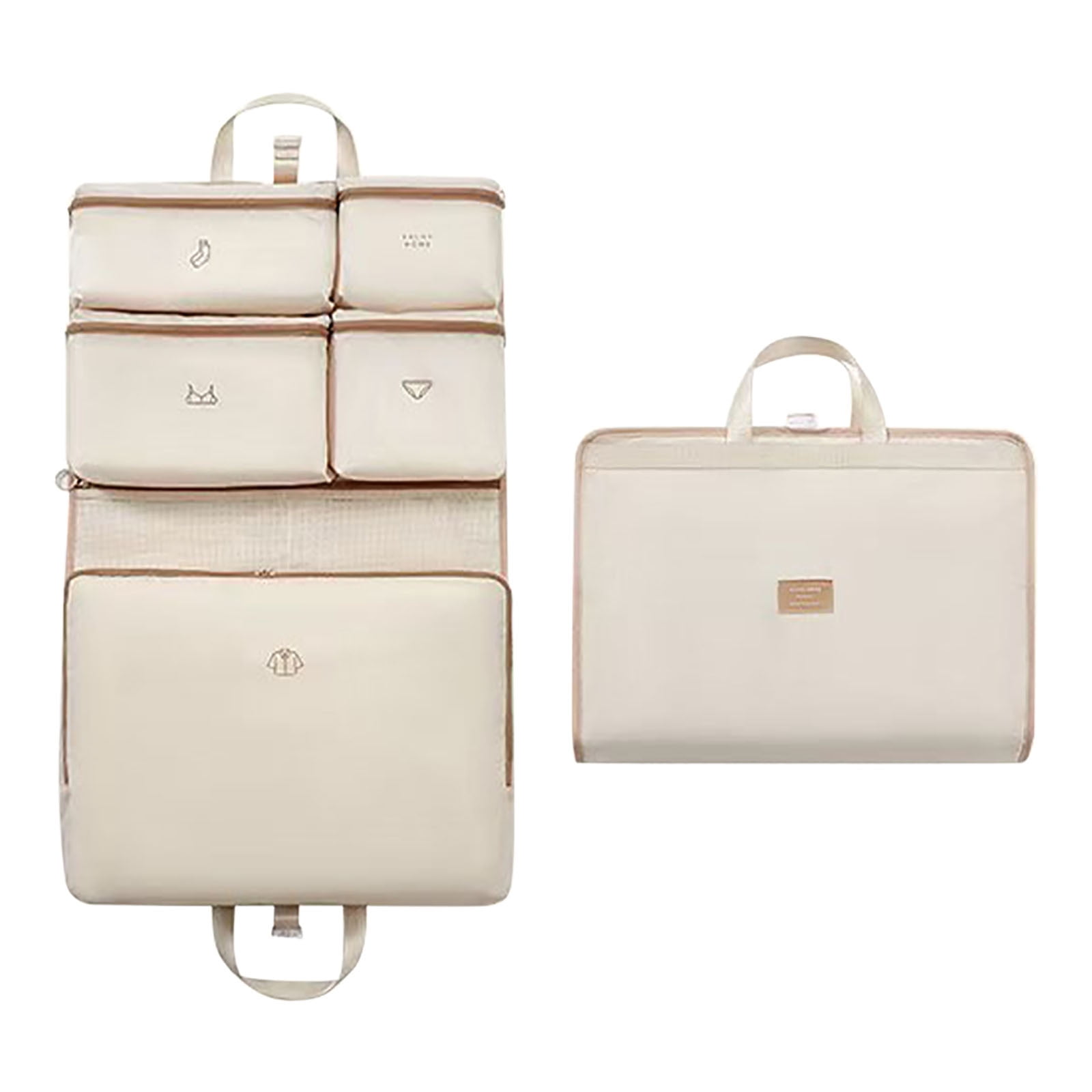 AUHomi Packing Cubes for Suitcases, Hanging Travel Organizer Bags, 7-in ...