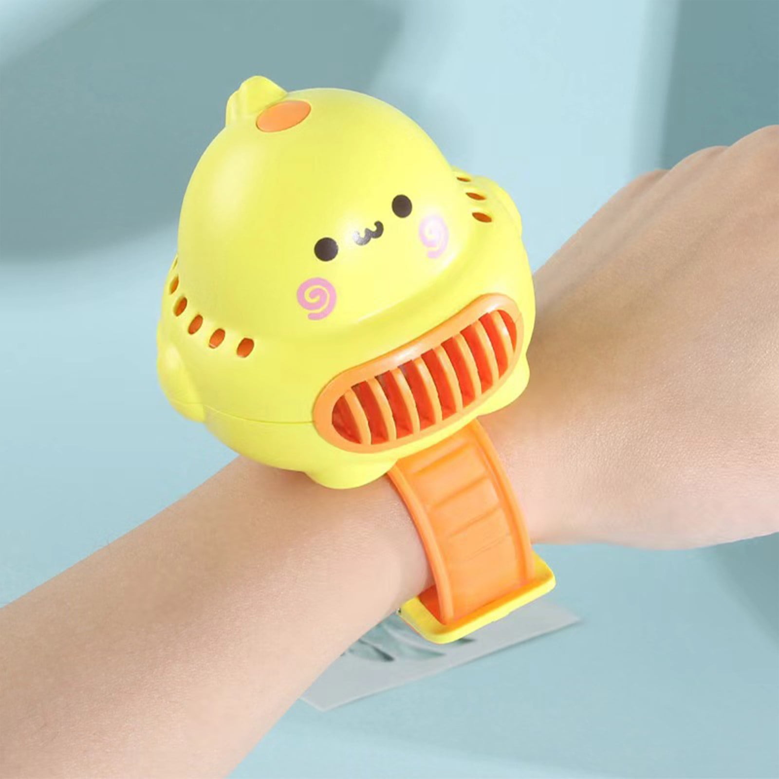 AUHomi Personal Fan with Wrist Strap - Cute Pet Watch Fan - Battery ...