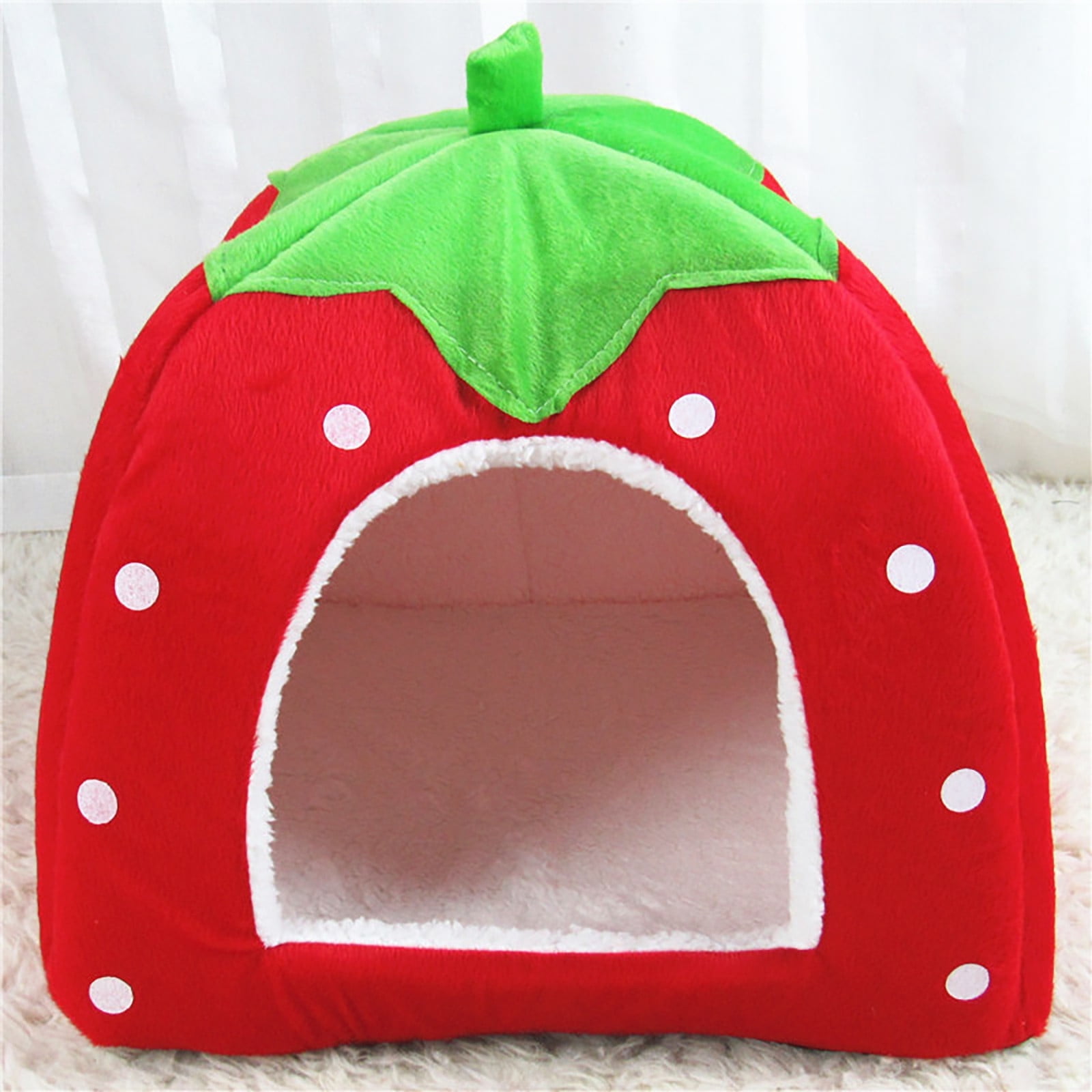 AUHomi Pet Sleeping Kennel, Dog Cot Cat Cave, Cozy Rabbit Hideout with ...