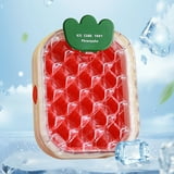 AUHomi Pineapple Ice Cube Tray, Ice Maker Box with Lid, Reusable ...