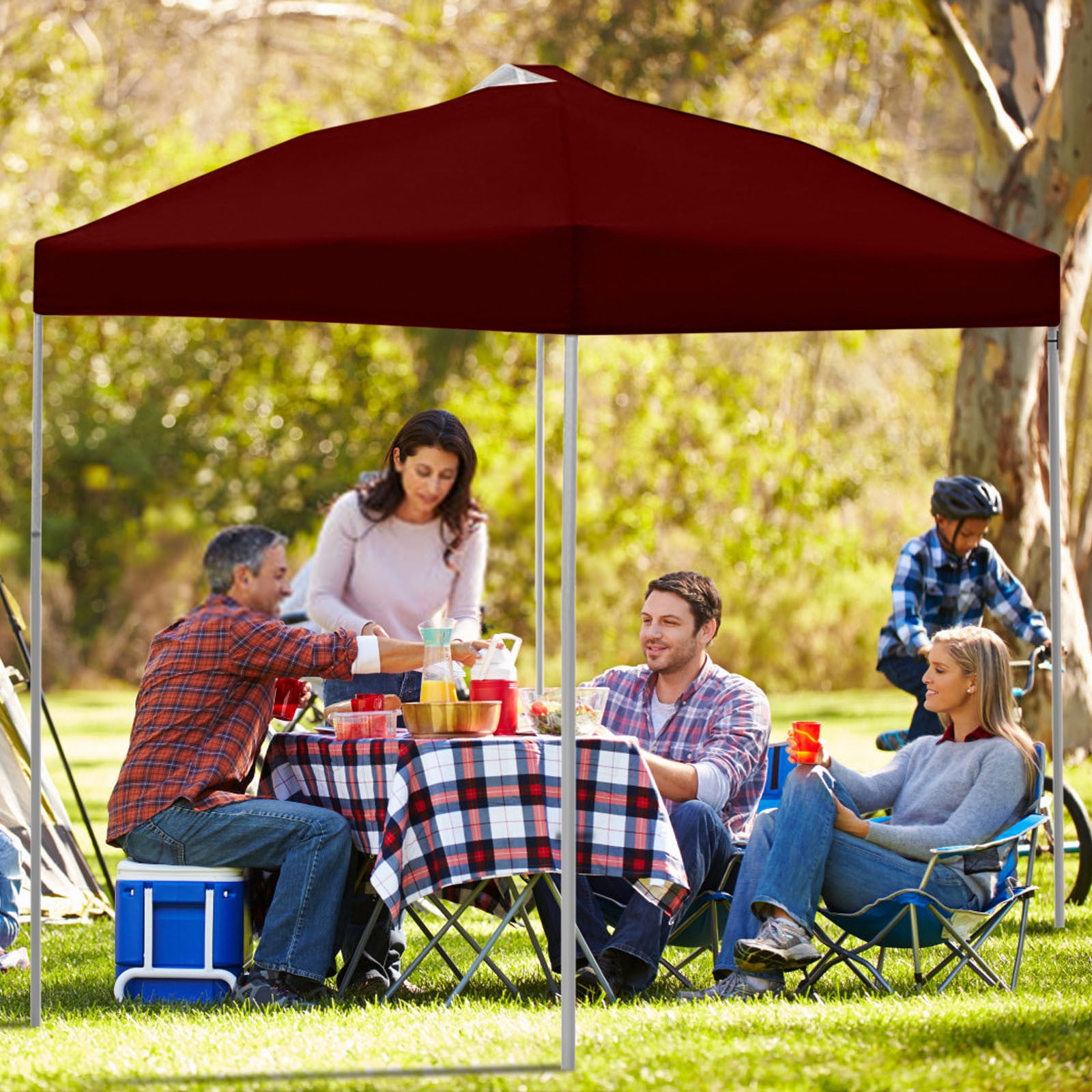 AUHomi Replacement Top Pop Up Canopy Tent Top Cover Roof with Air Vent ...