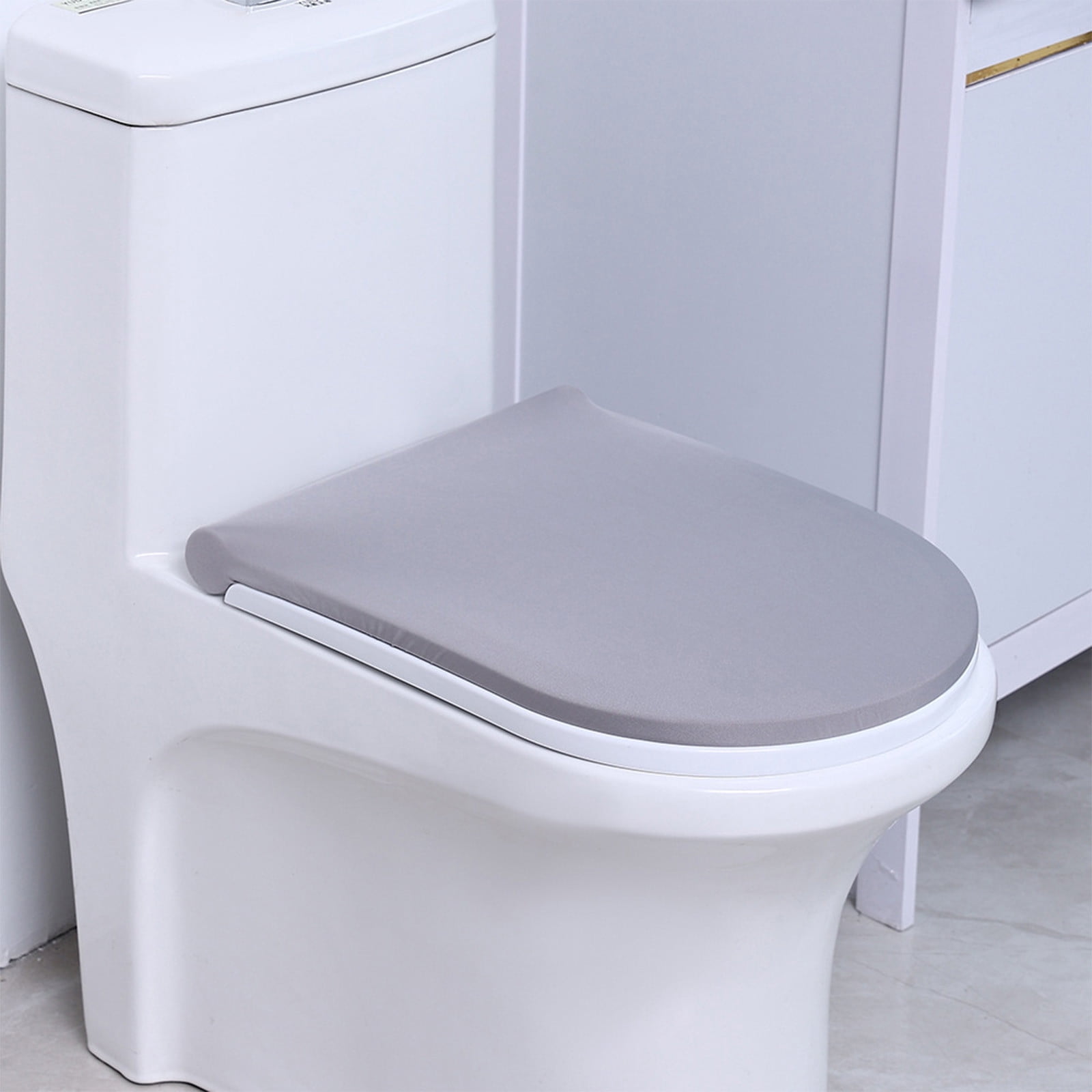 AUHomi Toilet Lid Cover, Stretch Bathroom Toilet Lid, Seat Cover ...