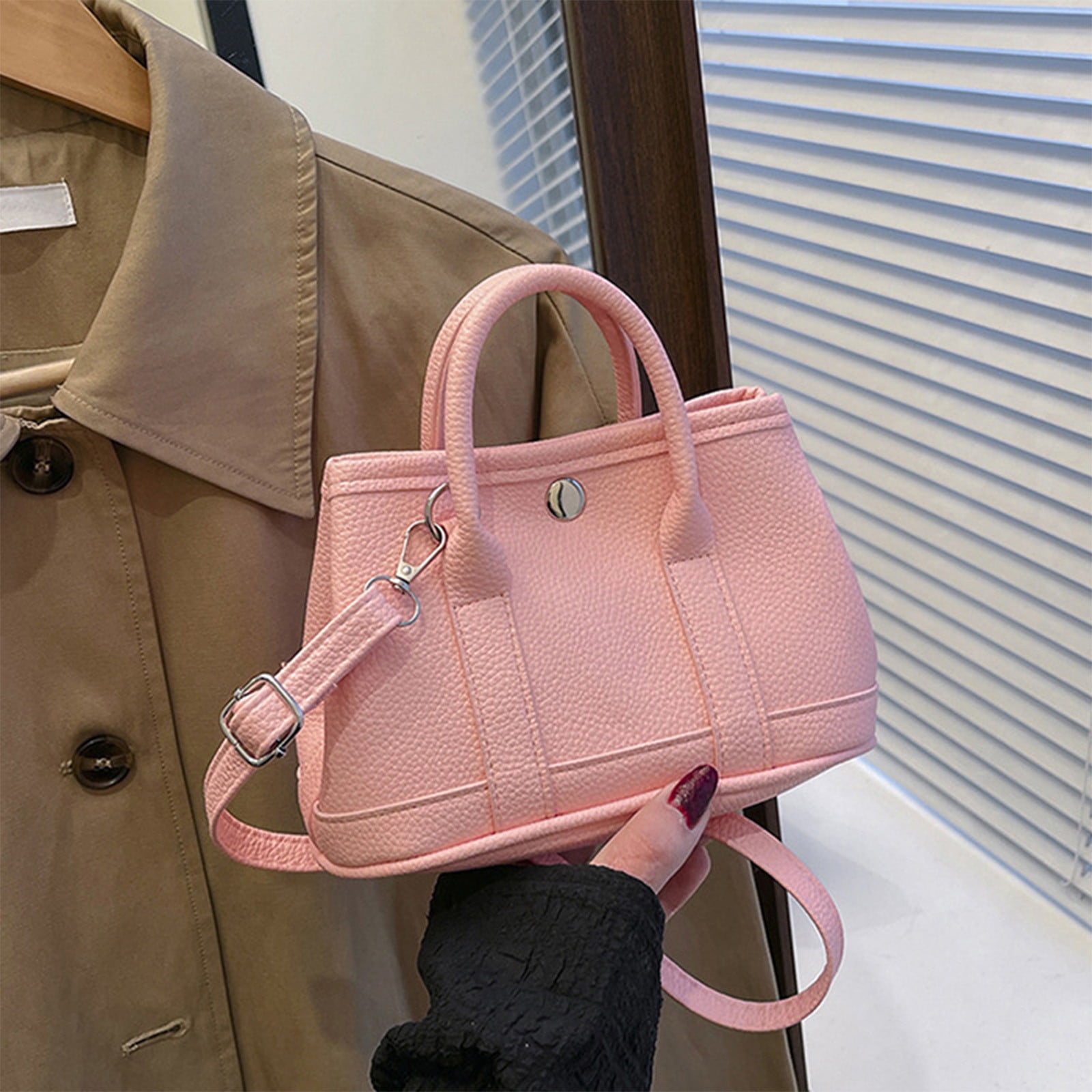 AUHomi Tote Bag for Women, PU Leather Garden Top Handle Bags, Crossbody ...