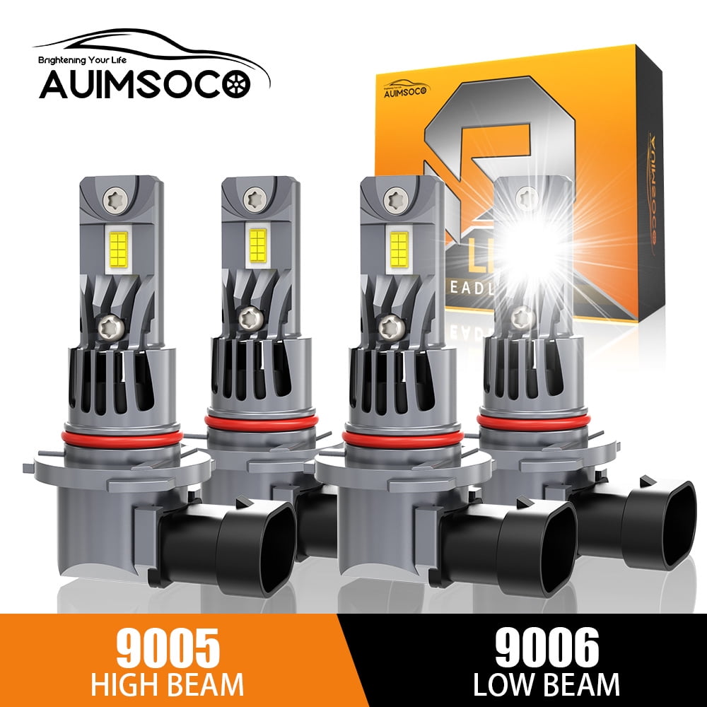 AUIMSOCO 4pcs For 2006 2007 2008 2009 Dodge Charger LED Headlights High ...