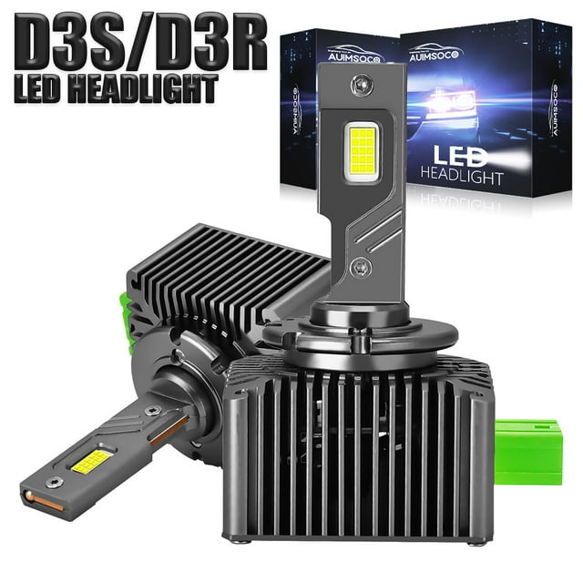 AUIMSOCO For Jeep Grand Cherokee 2014-2019 LED Headlights D3S/D3R/D3C High Low Beam 2-Pack Combo ...