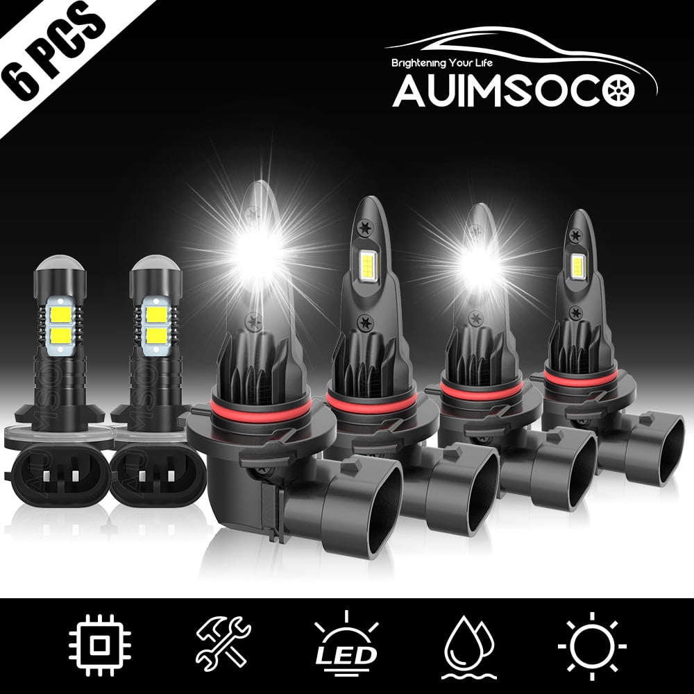 AUIMSOCO For Nissan Pathfinder Armada 2004 9005 9006 881 Hi-Lo Bulbs ...