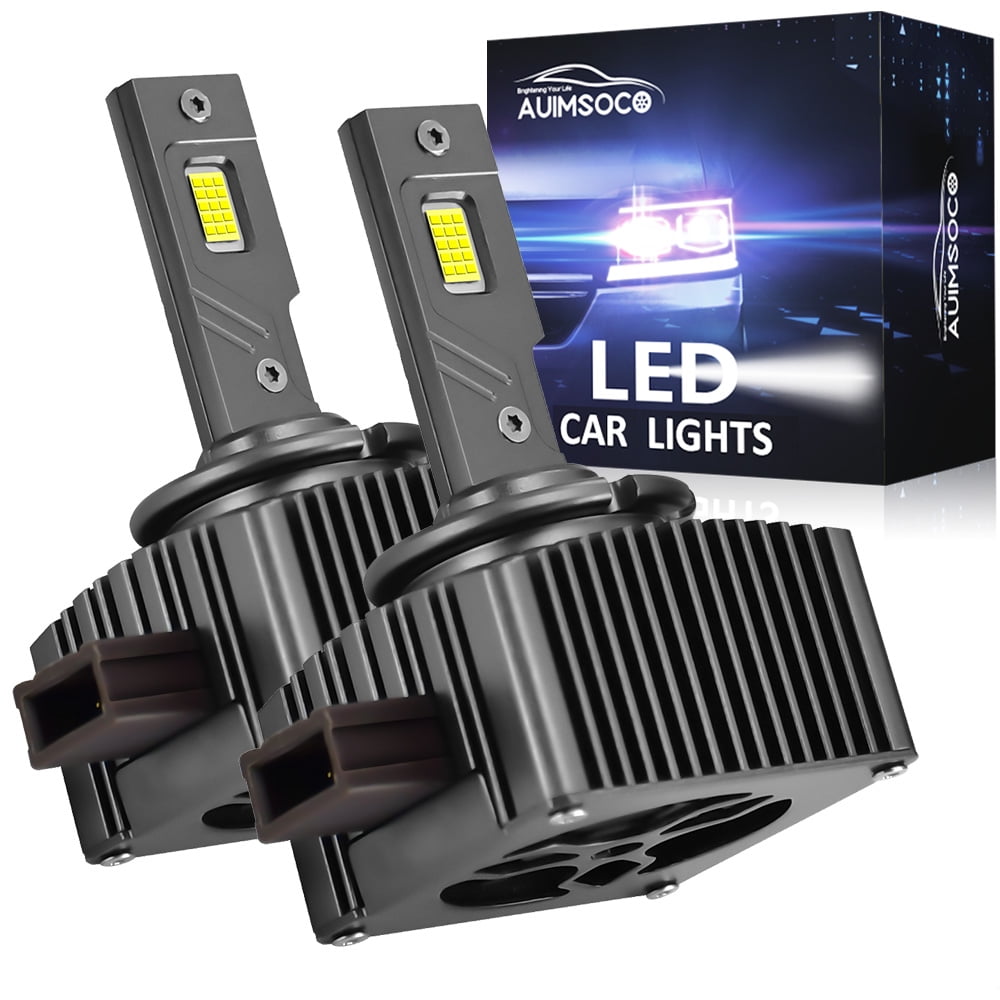 AUIMSOCO led Headlight Bulb D1S D1R High Low Beam HID Xenon Conversion Kit Combo 300% Brighter ...