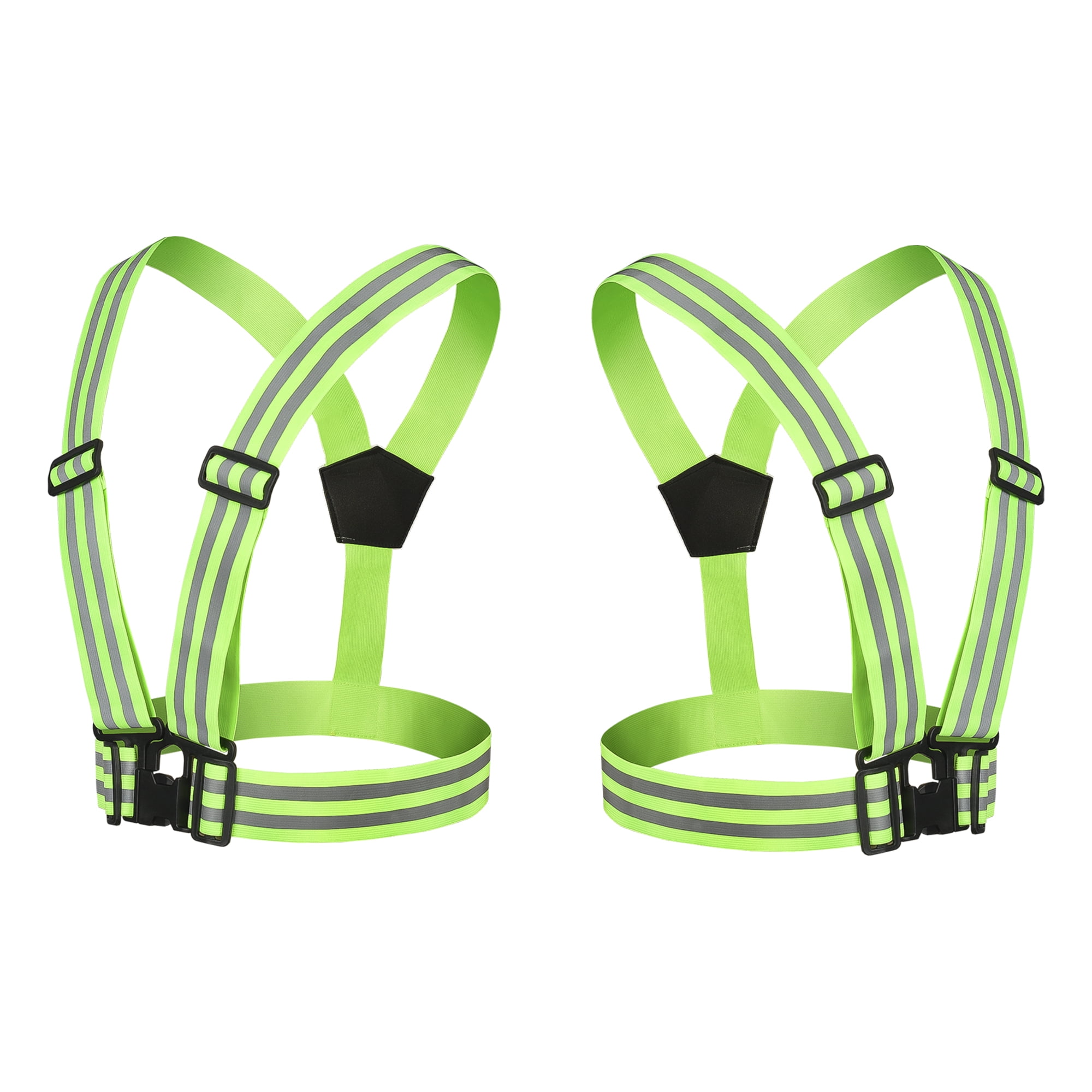AUKAR Reflective Vest, 2Pack, High Visibility Adjustable Safety ...