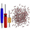 AUKISS 103Pcs Valve Core Removal Tool Set,Premium TPMS Safe, 100Pieces ...