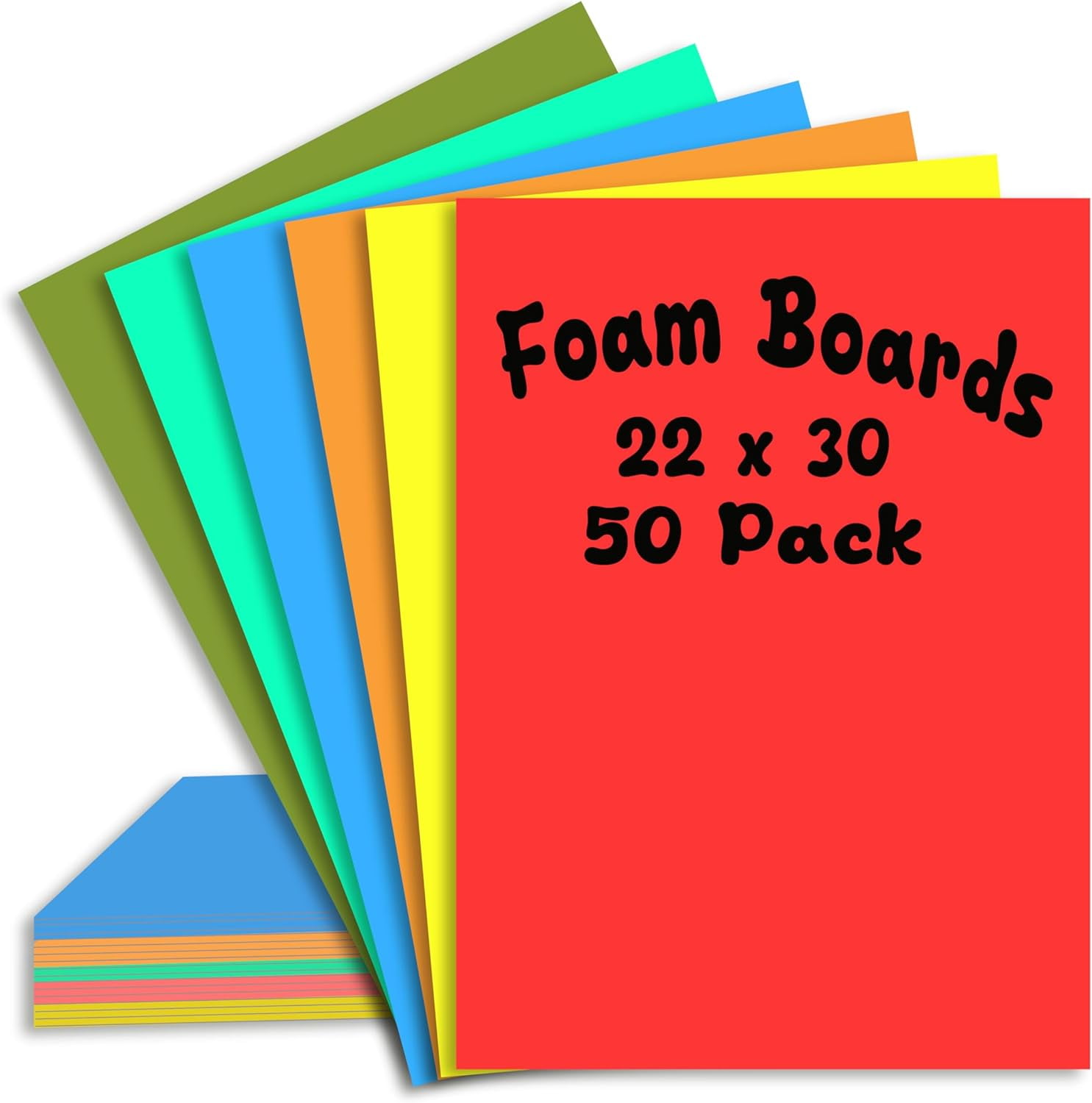 AUKSales Foam Board, 20 x 30 Inche 5mm Thickness, Poster Board ...