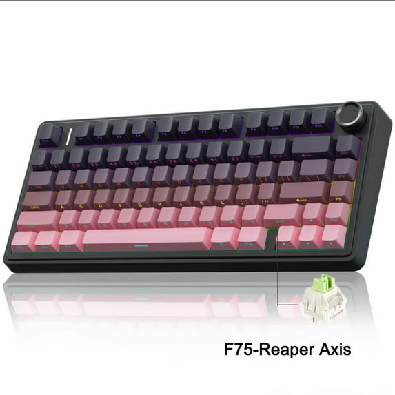 AULA F75 2.4G Wireless/Bluetooth/Wired Gaming Mechanical Keyboard RGB ...