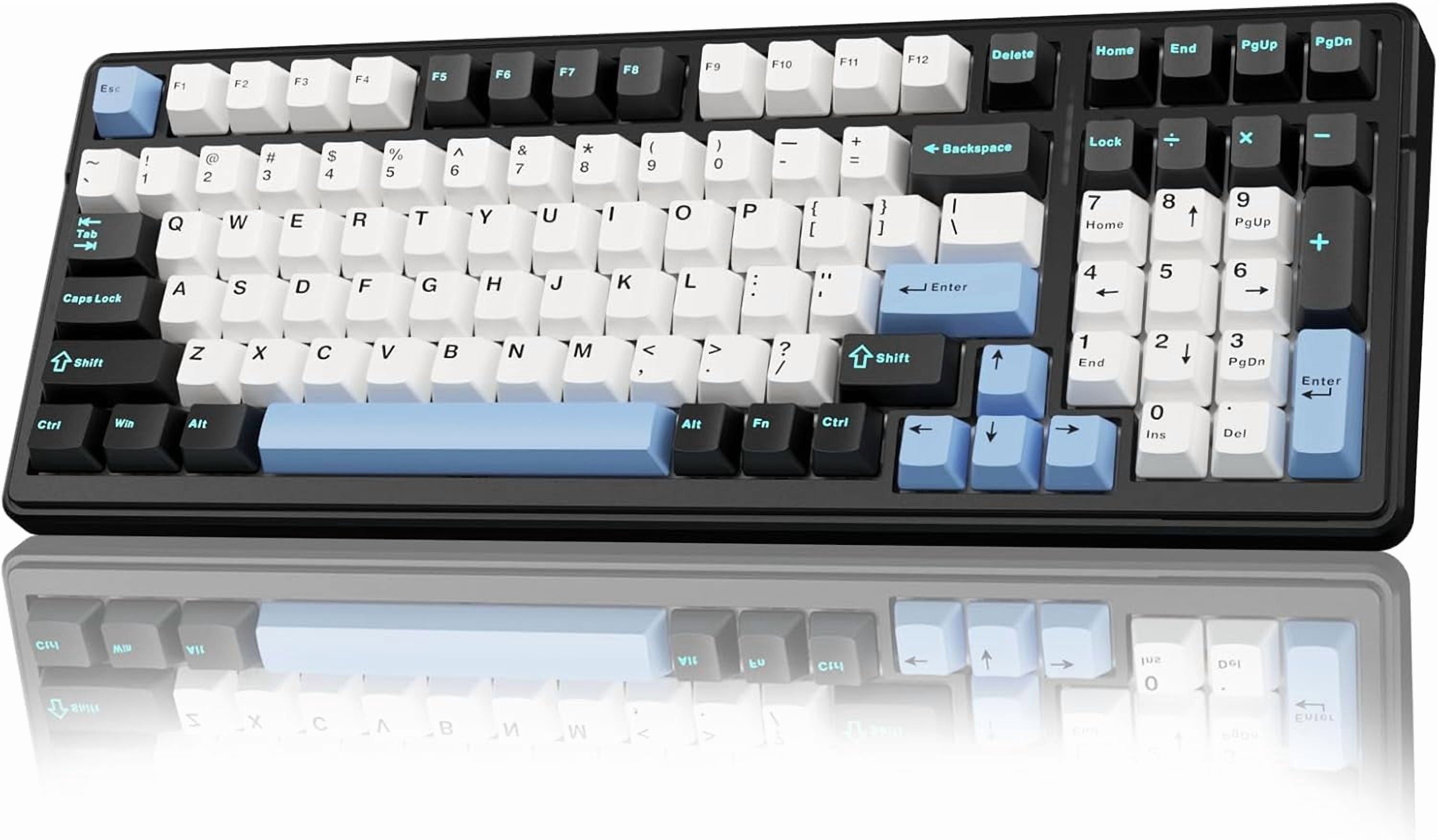 AULA F99, 99-Key, Wireless, Hot Swappable, Mechanical Gaming Keyboard ...