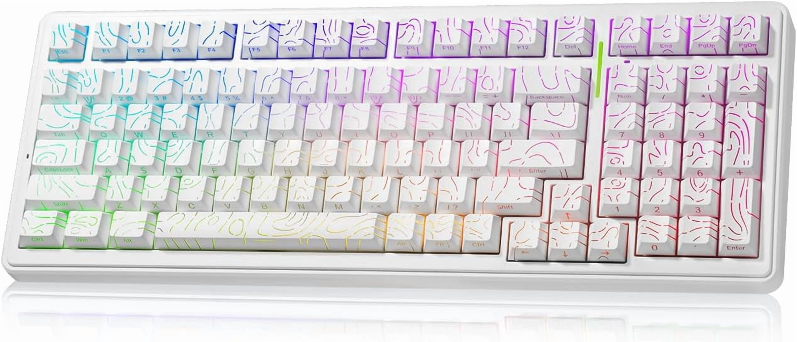AULA F99, 99-Key, Wireless, Hot Swappable, Mechanical Gaming Keyboard ...