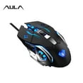 AULA S20 Wired Gaming Mouse, DPI Adjustable Gaming Mouse with Light ...