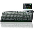 AULA S98 Pro Wireless Mechanical Keyboard with Screen & Knob,2.4GHz/USB ...