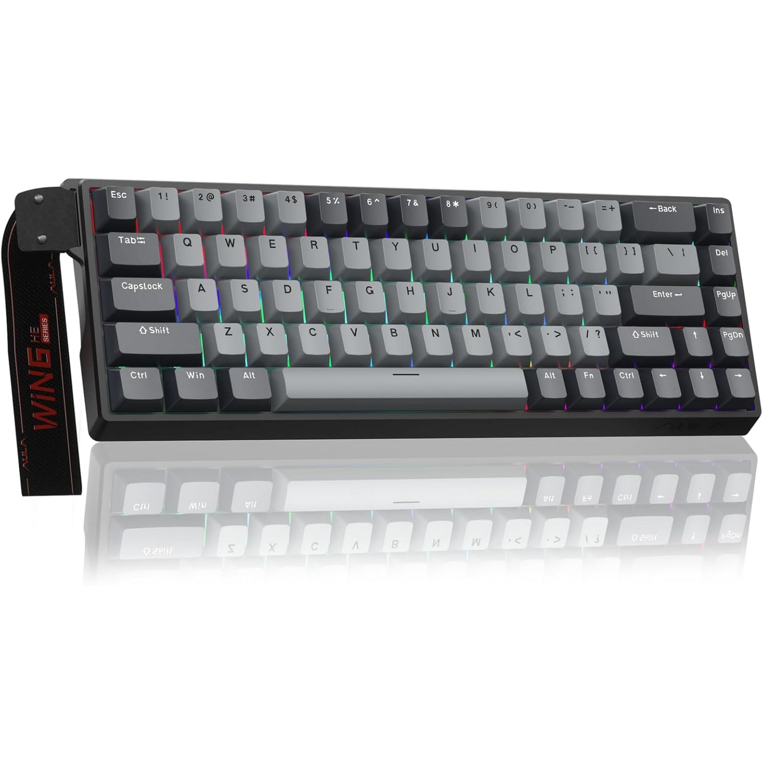 AULA WIN68 HE 68-Key Wired Hall Effect Magnetic 60% Gaming Keyboard ...