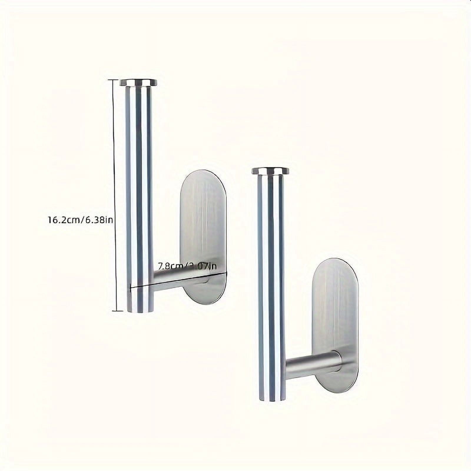 AUMIY 1/2pcs Minimalist Stainless Steel Cap Hook for Wall - No Drilling ...