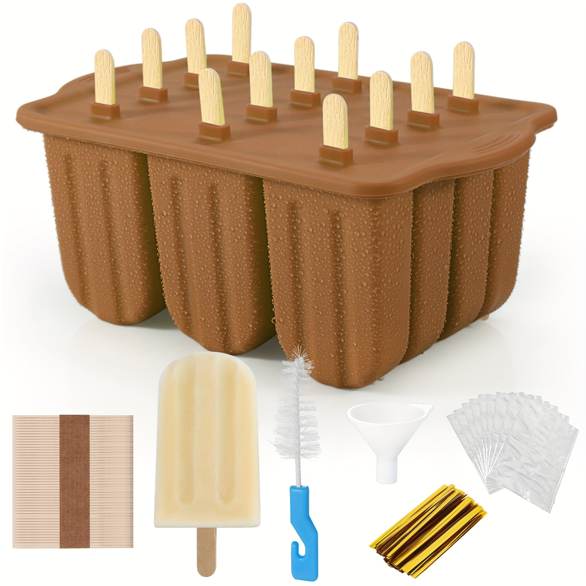 AUMIY 1 Set Popsicle Mold Creative Popsicle Mold Silicone Popsicle Mold ...