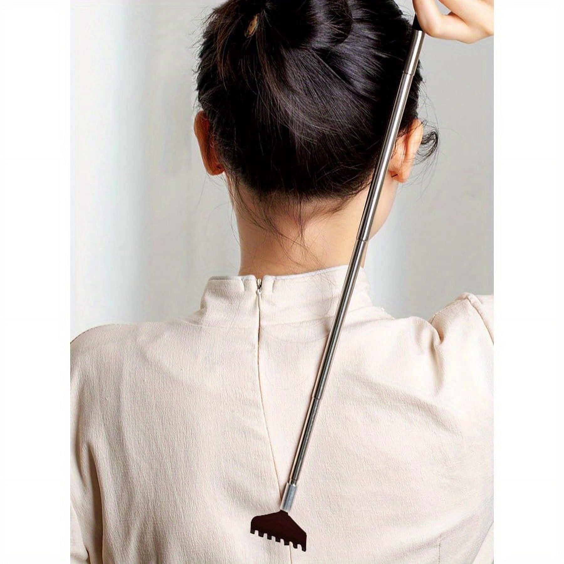 AUMIY 1pc Adjustable Back Scratcher Made Of Stainless Steel Portable ...