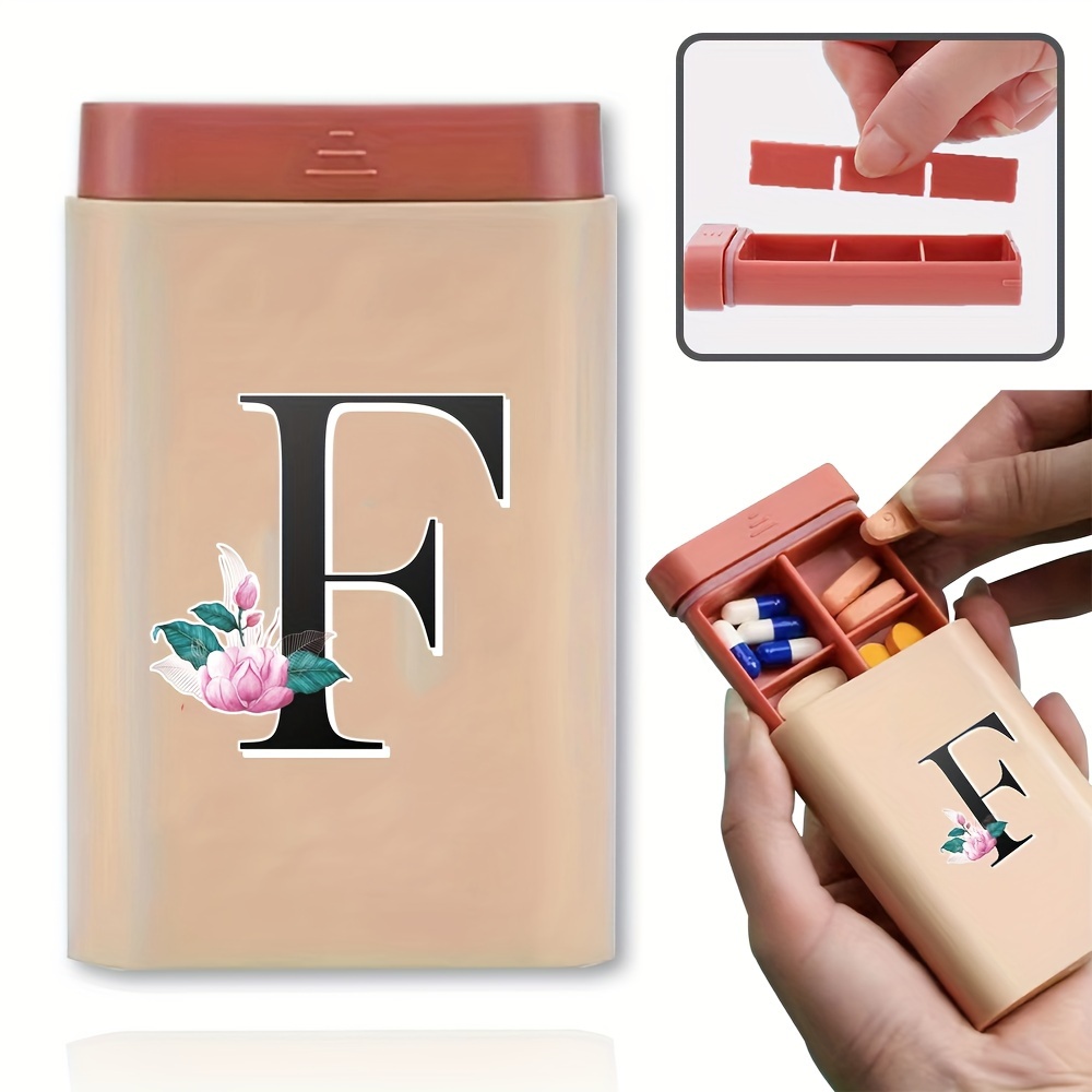 AUMIY 1pc Multi-grid Pill Storage Box With Dustproof Lid Portable ...