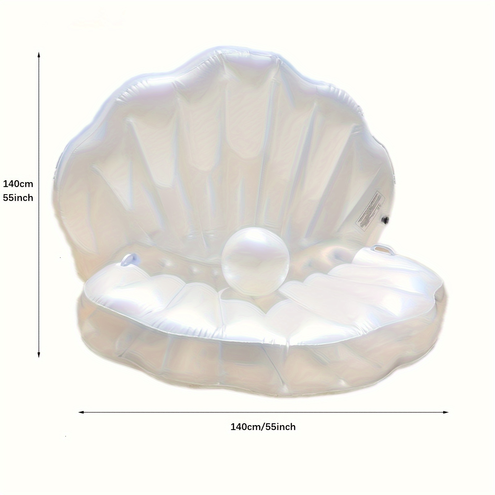 AUMIY 1pc Shell Shaped Inflatable Water Swimming Pool Float Water Bed ...