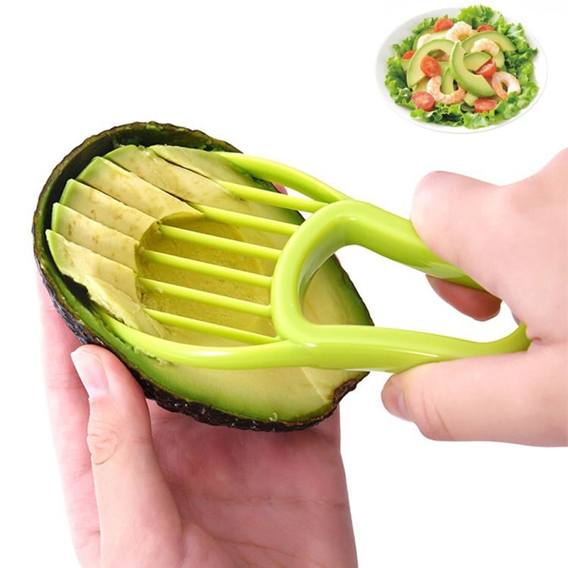 AUMIY 3 In 1 Avocado Slicer Shea Corer Butter Fruit Peeler Cutter Pulp ...