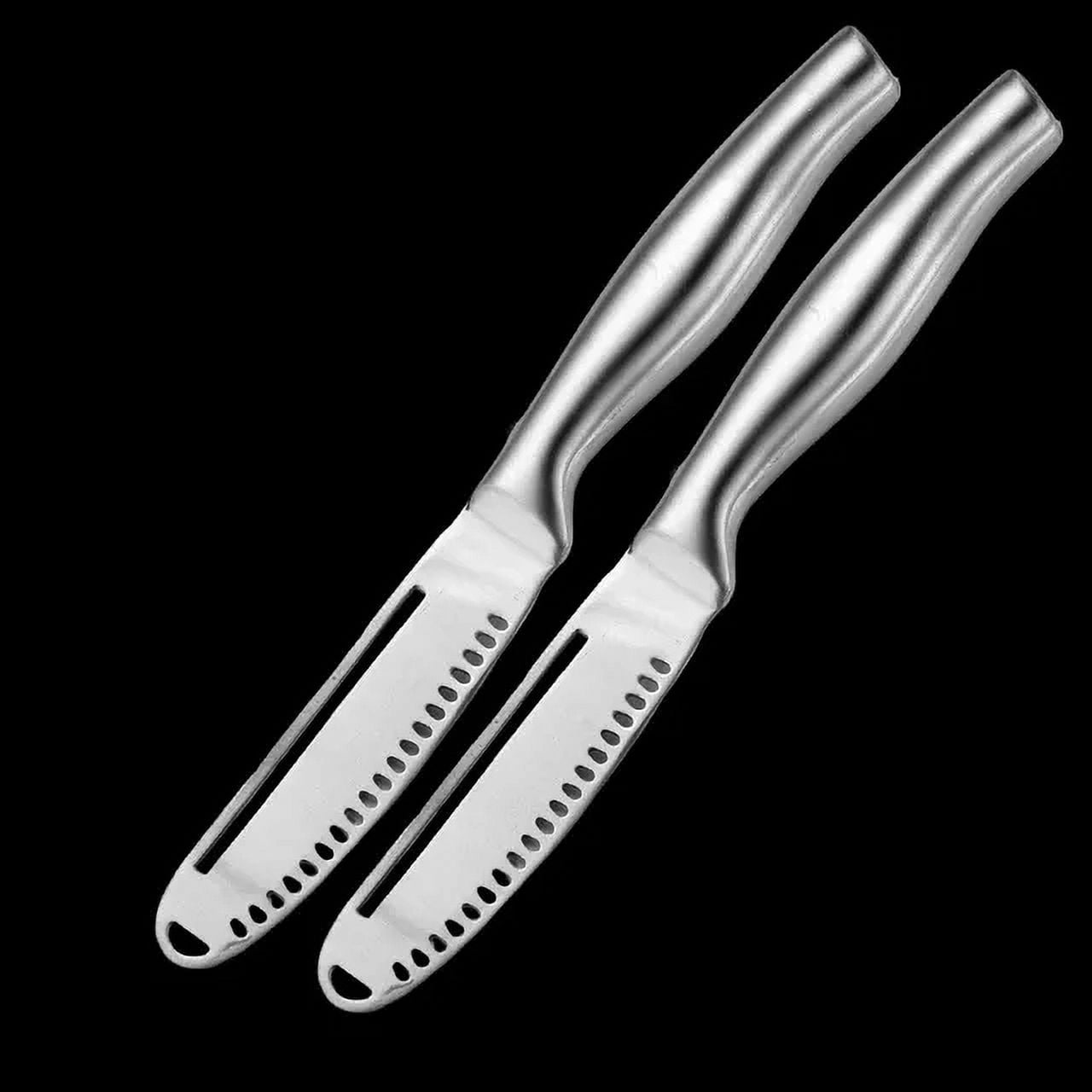 AUMIY 3 in 1 Butter Knife Stainless Steel Butter Knife Cheese Dessert ...