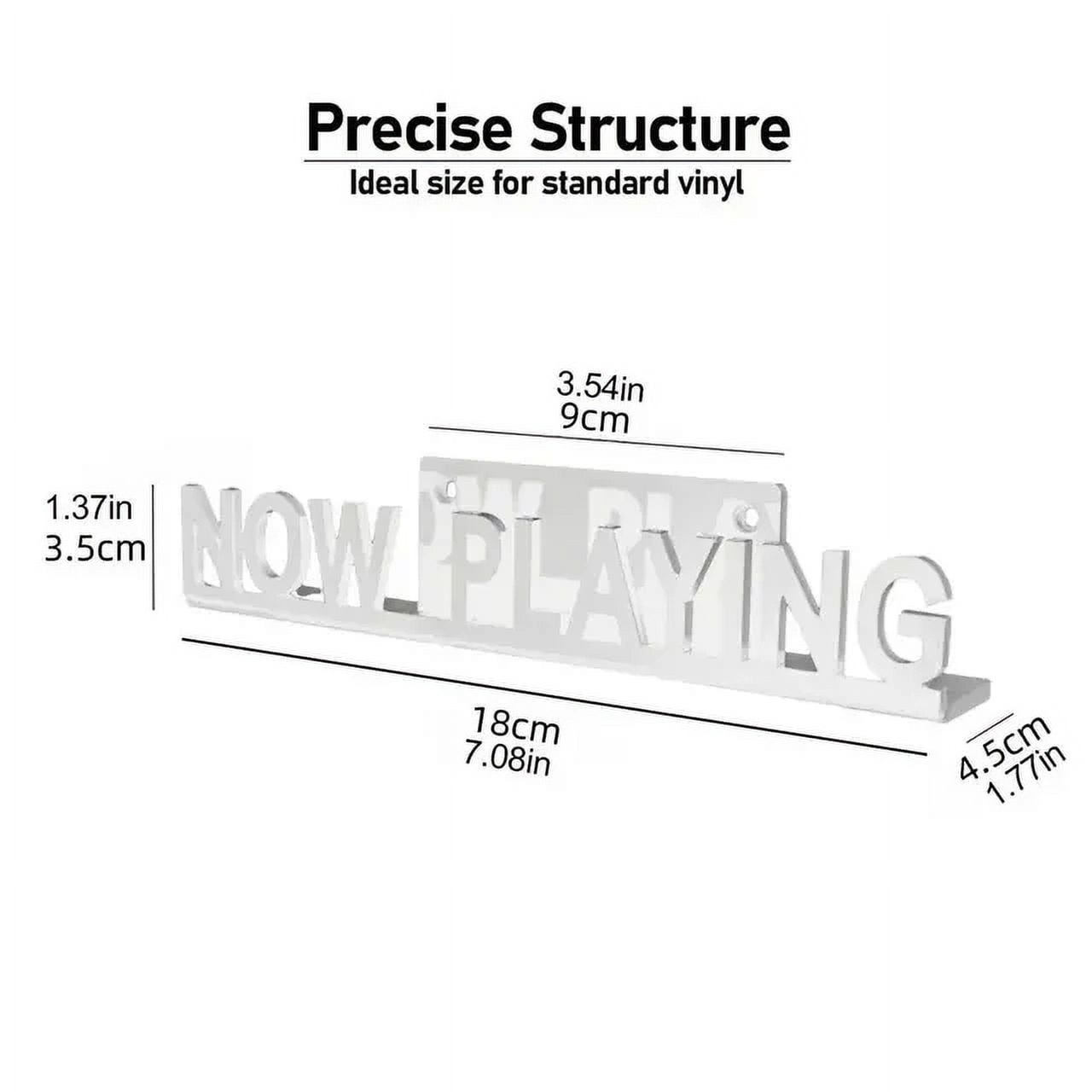 AUMIY Acrylic Record Shelf Wall Mount Now Playing Durable Record ...