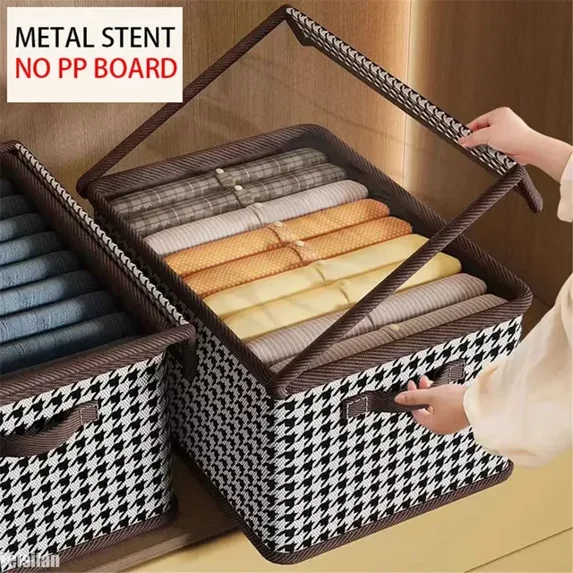 AUMIY Bedroom Clothes Storage Box With Transparent Lid Drawers ...