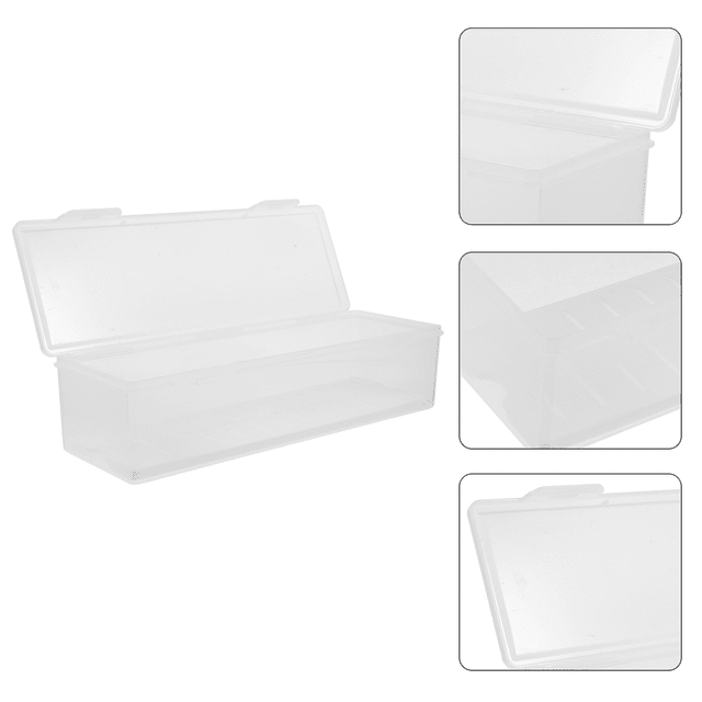 AUMIY Bread Box Plastic Bread Container Toast Holder Noodle Storage Box ...